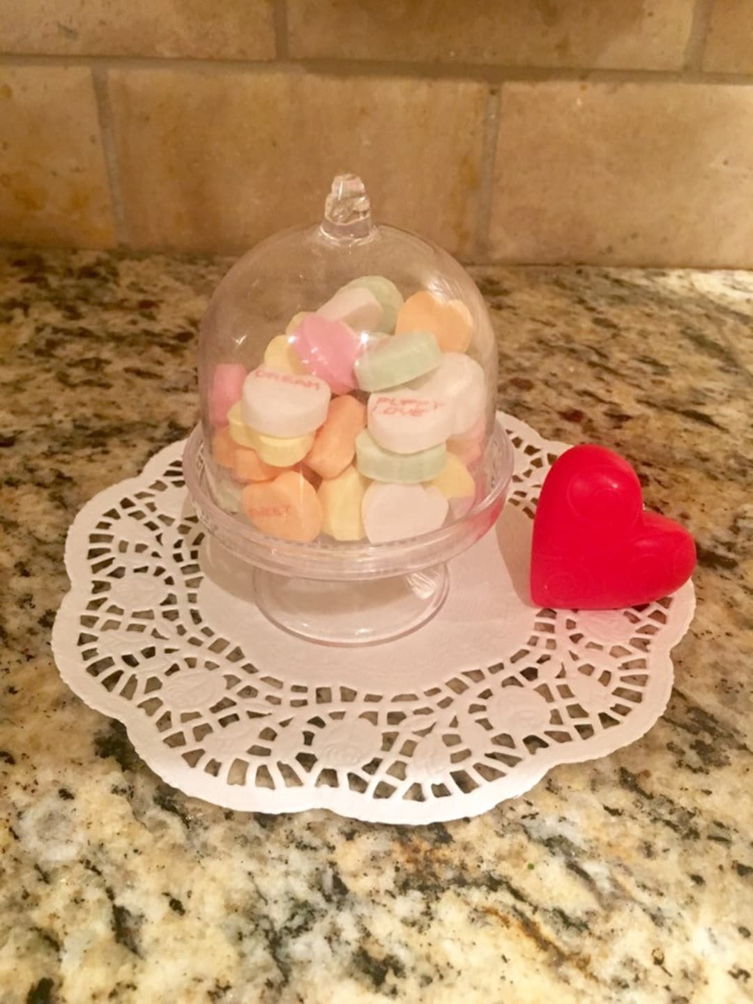 25 Plastic Mini Cake Dome Favors, Valentine's Day Favors, Cupcake ...