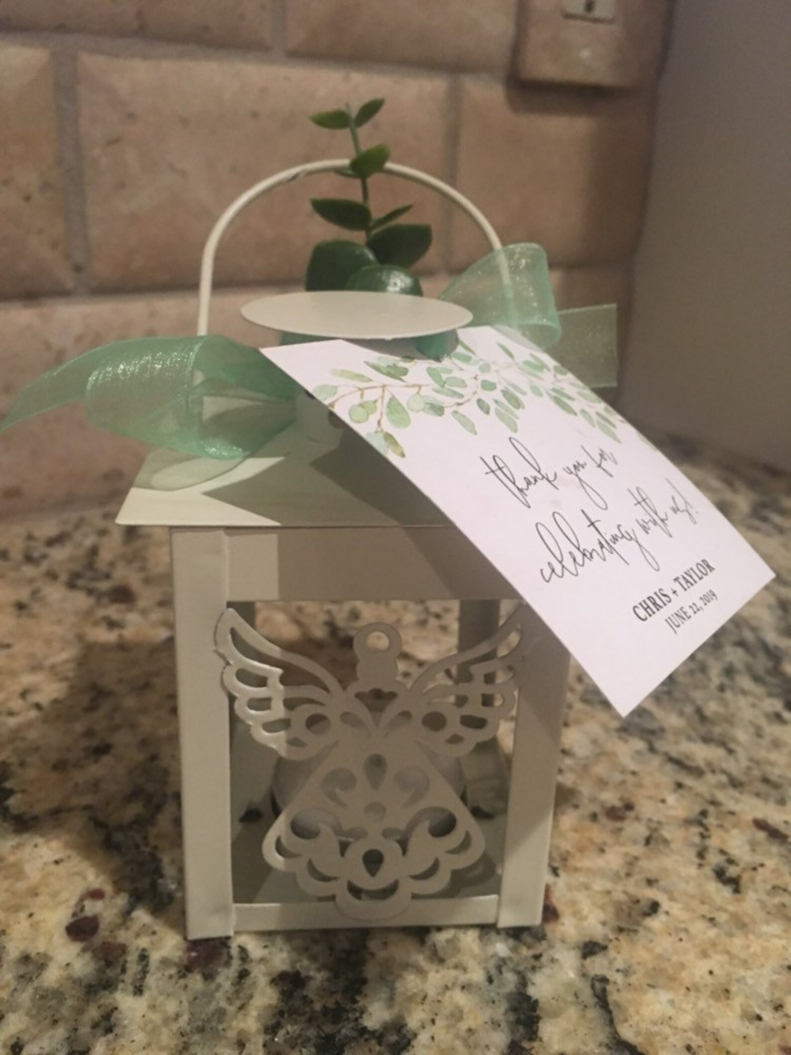 Single Angel Lantern Sample Decorated Candle Mini Lanterns | Etsy