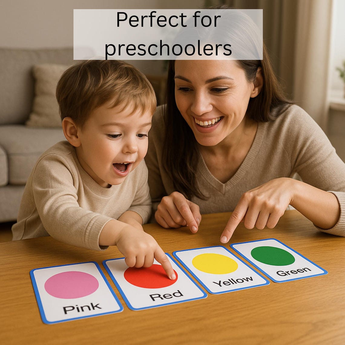 Colors Flashcards Printable | 12 Color Cards for Kids | Preschool ...