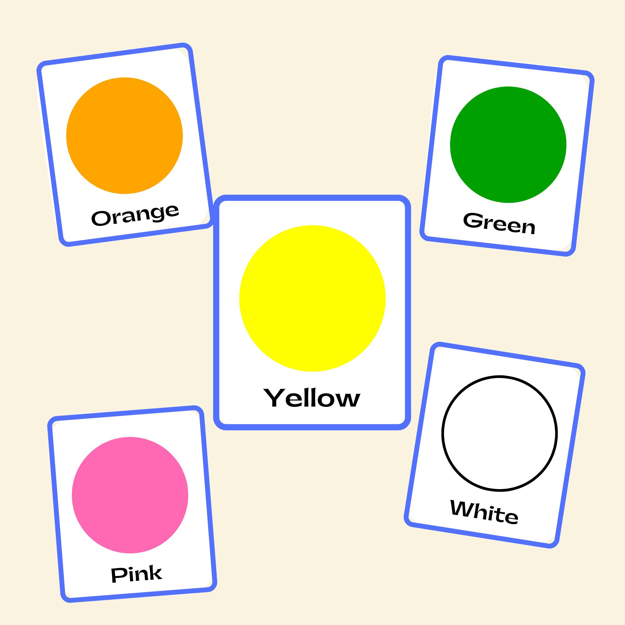 Colors Flashcards Printable | 12 Color Cards for Kids | Preschool ...