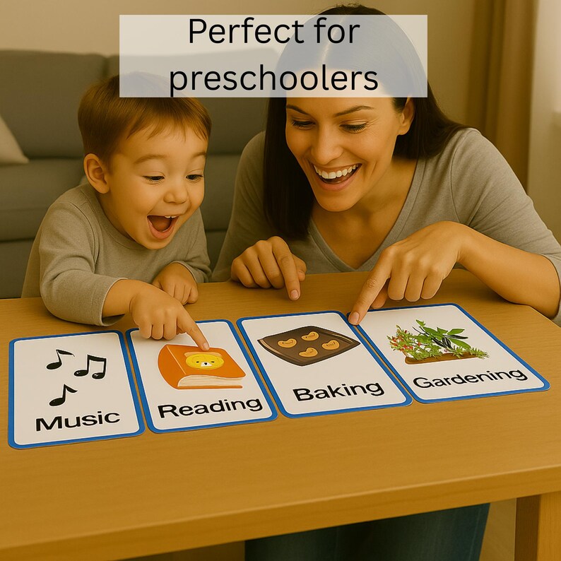 Hobbies Flashcards for Kids – 12 Printable Activity Cards for Toddlers ...