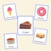 Food Flashcards Printable | 12 Learning Cards for Toddlers and ...