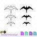 3 Iwa Birds in Flight SVG - Iwa Bird SVG - Bird Silhouette SVG - Hawaii ...