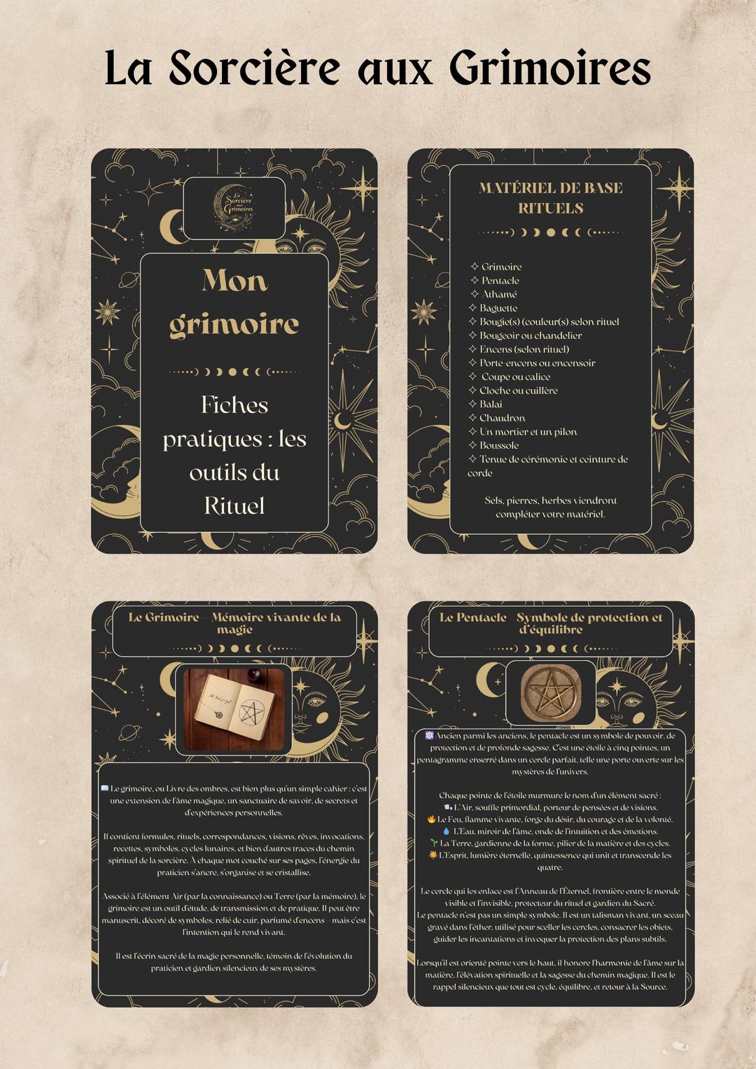 MIDNIGHT SPIRIT COLLECTION: My Grimoire - Ritual Tools - 13 Practical ...