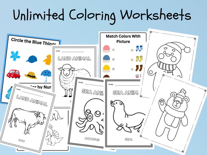 Early Learning Activity Pack – 350+ Toddler Worksheets, Ages 2-4 ...