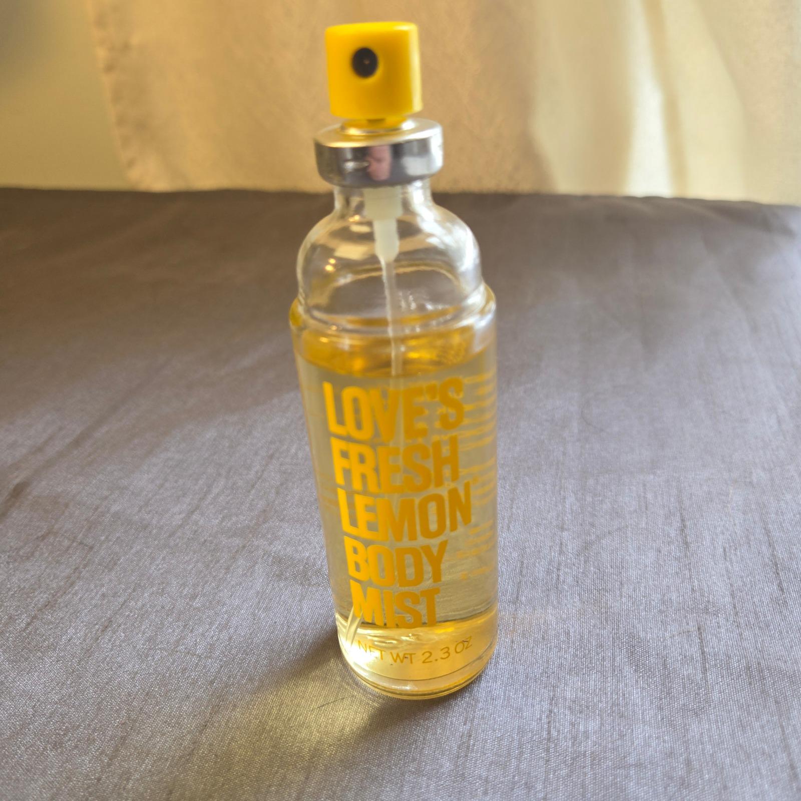 Vintage Loves Fresh Lemon Body Mist 2.3 Oz Menley James Laboratories ...