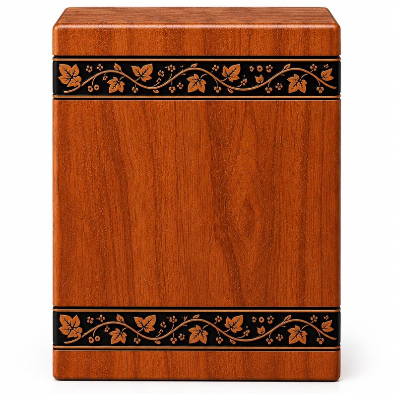 Handcrafted Seaplane Wooden Urn Box, Laser-engraved Memorial Keepsake ...