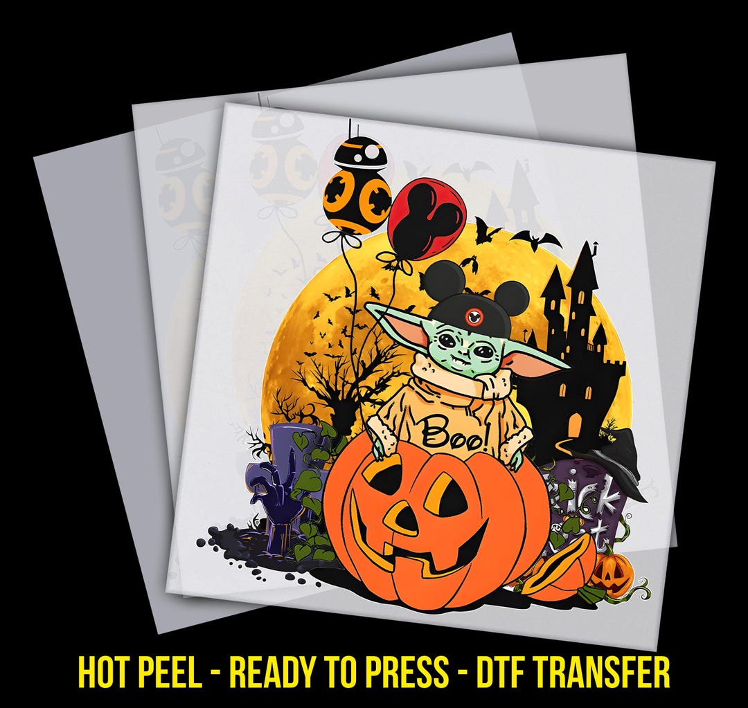 Stitch Halloween DTF Transfer, Cute Halloween Press, Ready to Press ...