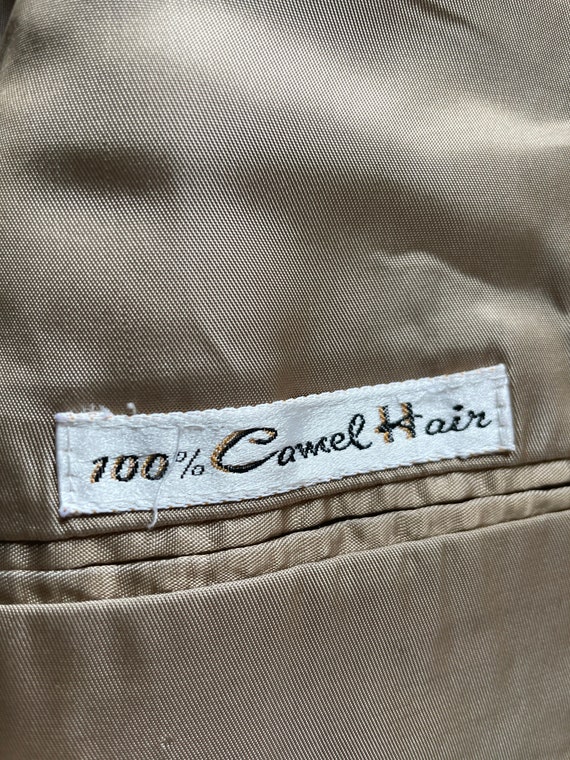 Vintage Camel Hair Blazer Suit Jacket Coat Men’s 48 … - Gem