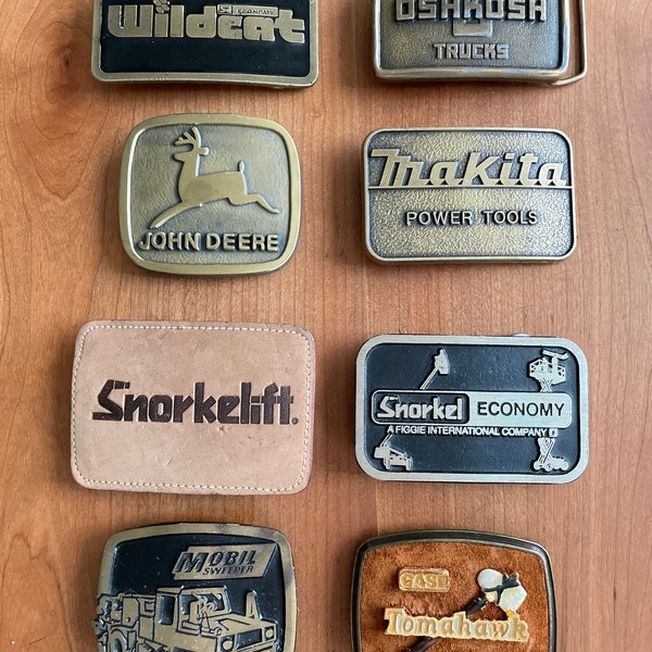 Construction, Heavy Equipment Belt Buckles - Etsy