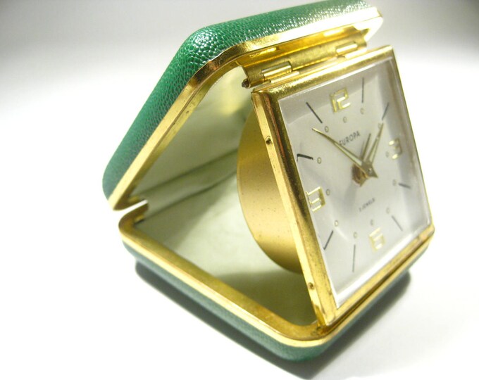 1960s Vintage Mid-century German Europa 2 Jewels Travel Clock - Etsy