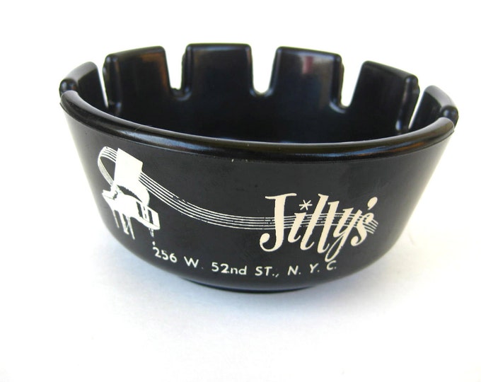 1960s Vintage Jillys Ashtray Frank Sinatra Rat Pack, Mid Century ...