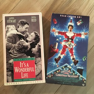 Vintage CHRISTMAS VHS Gift Pack / Its A Wonderful Life / - Etsy