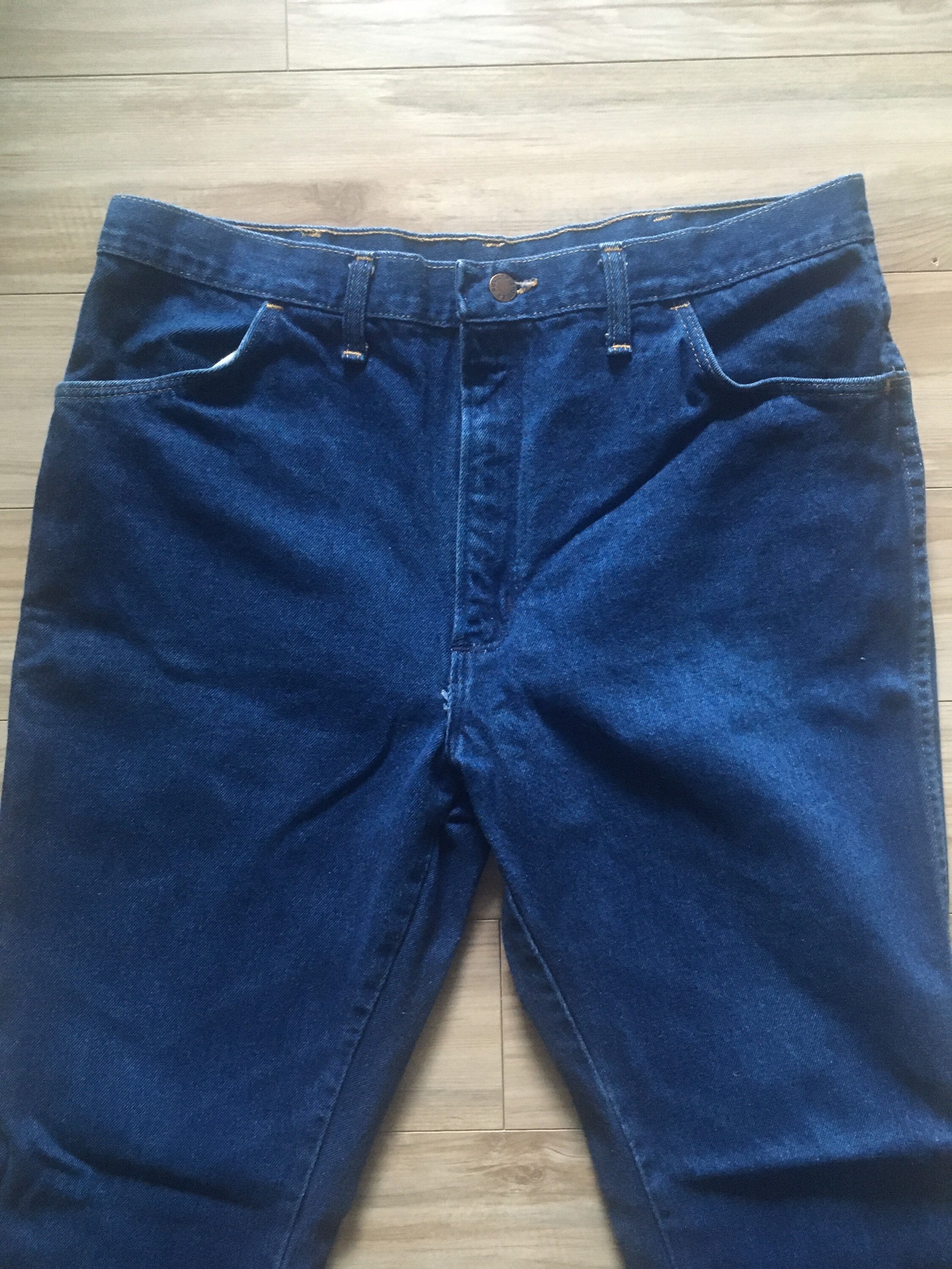 1980s Vintage RUSTLER Jeans / Cotton Denim / High Waist / Boot | Etsy