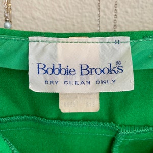 1970s Vintage BOBBIE BROOKS Green Wool-blend Bellbottom / Wide Flare ...