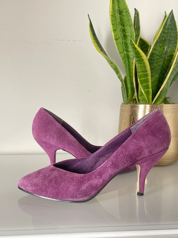 1980s Vintage STATUS COLLECTION Plum Purple Berry Sue… - Gem