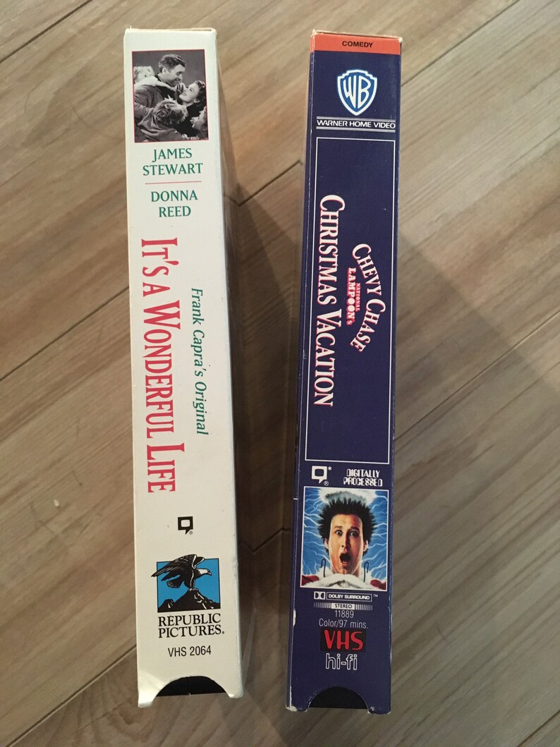 Vintage CHRISTMAS VHS Gift Pack / Its A Wonderful Life / - Etsy