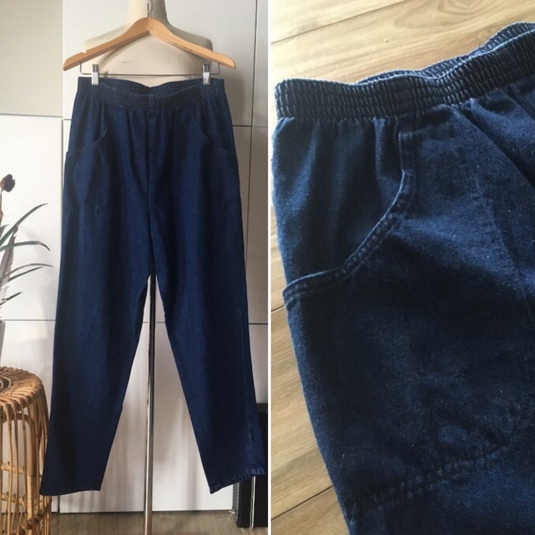 1980s Vintage CASCADE BLUES Jeans / Tapered Ankle / - Etsy