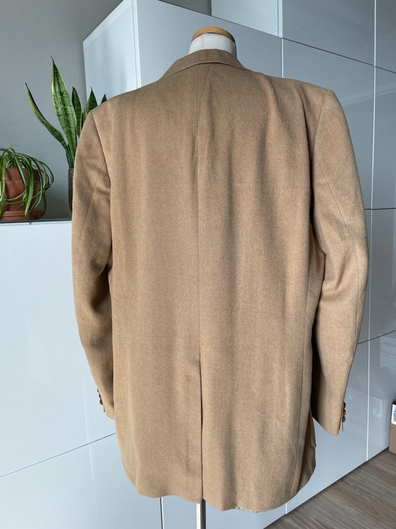 Vintage Camel Hair Blazer Suit Jacket Coat Men’s 48 … - Gem