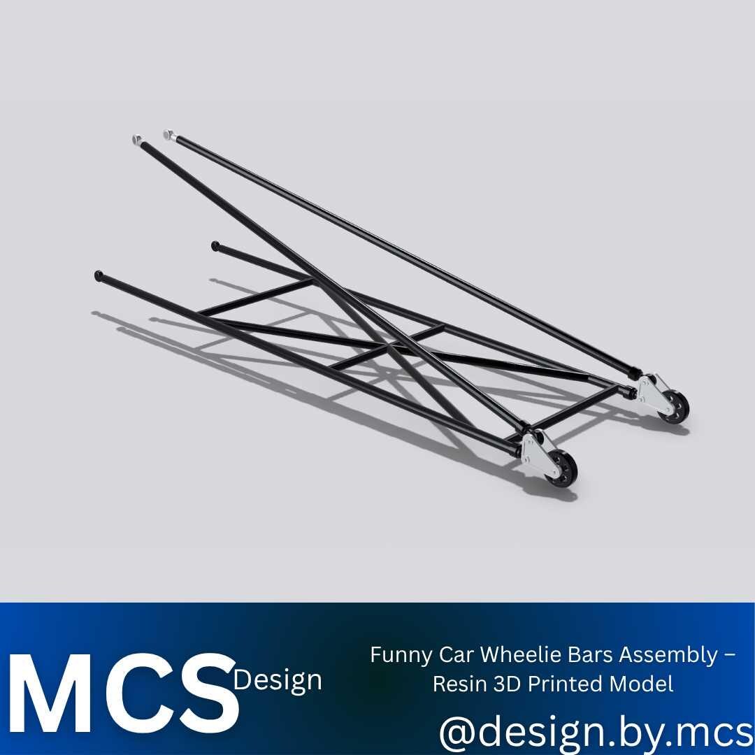 Funny Car Wheelie Bars Assembly – Resin 3D Printed Model - Etsy
