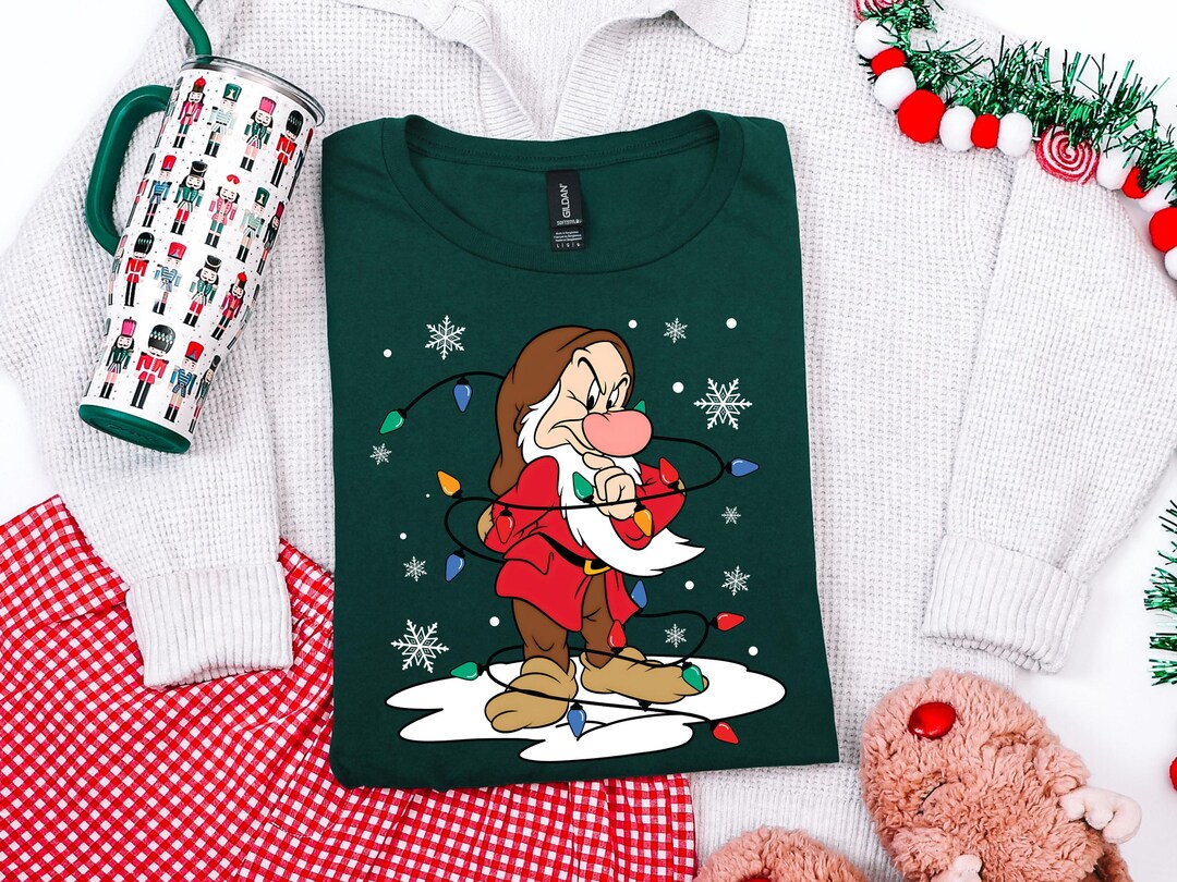 Grumpy Christmas Lights Shirt: Family Vacation Tee - Etsy