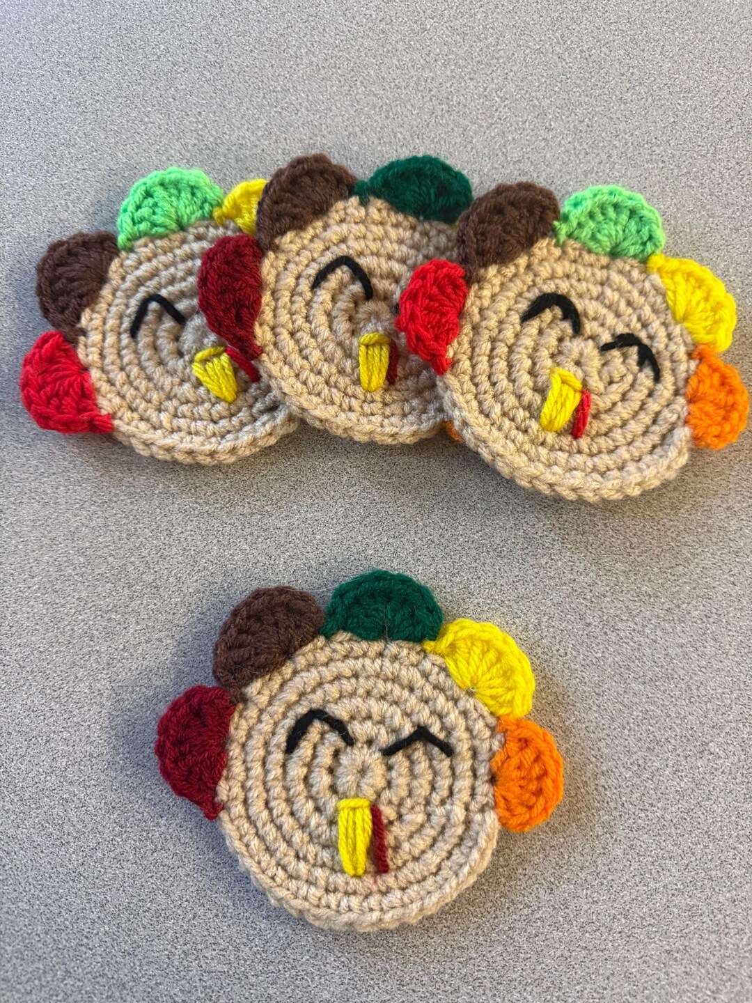 Turkey Coasters (4 Pack) - Etsy