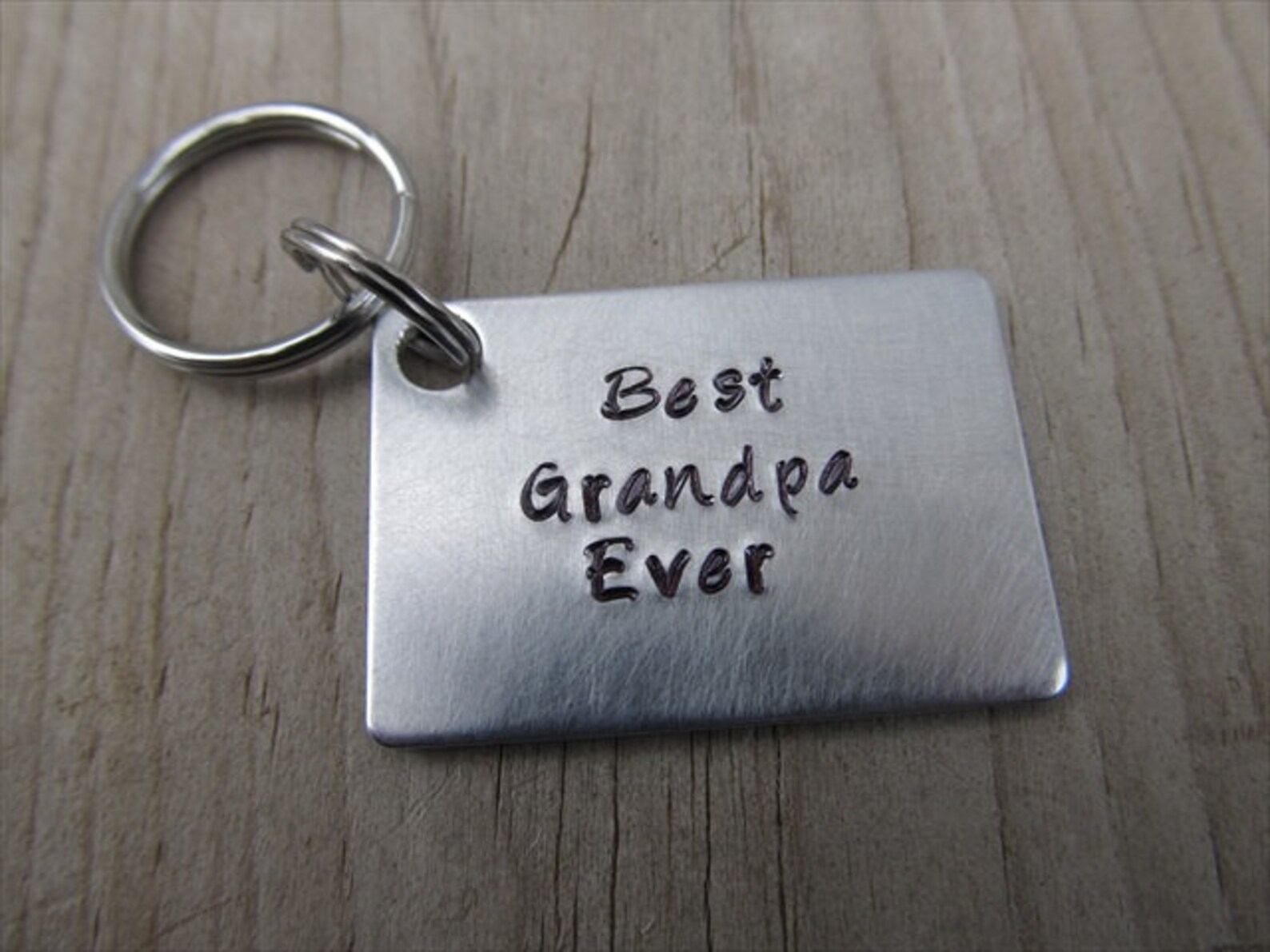 Grandpa Keychain- Gift for Grandpa- Keychain- "best Grandpa Ever ...