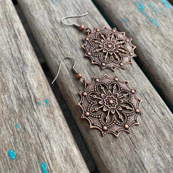 Copper Filigree - Etsy