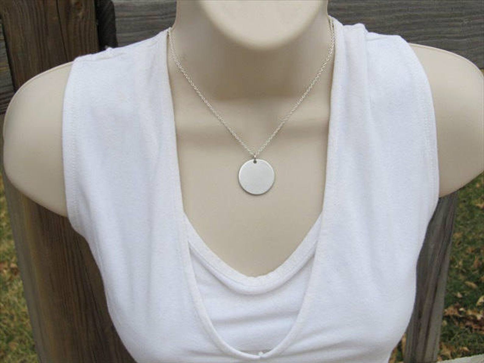 Inspiration Necklace- Hand-stamped Necklace- "trust the Process" With ...