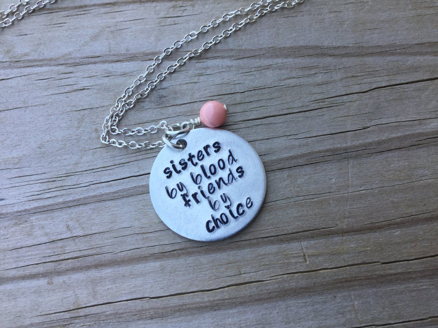 Sisters by choice necklace store
