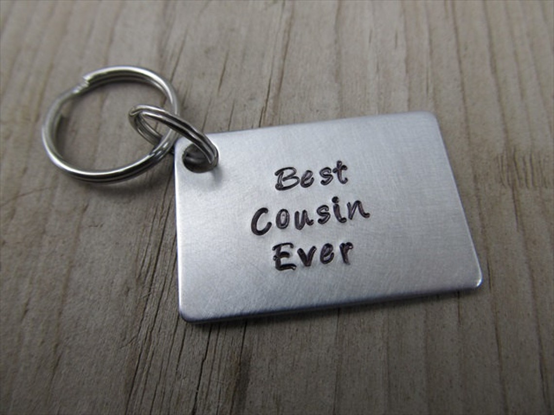 Cousin Keychain- Gift for Cousin- Keychain- "best Cousin Ever ...