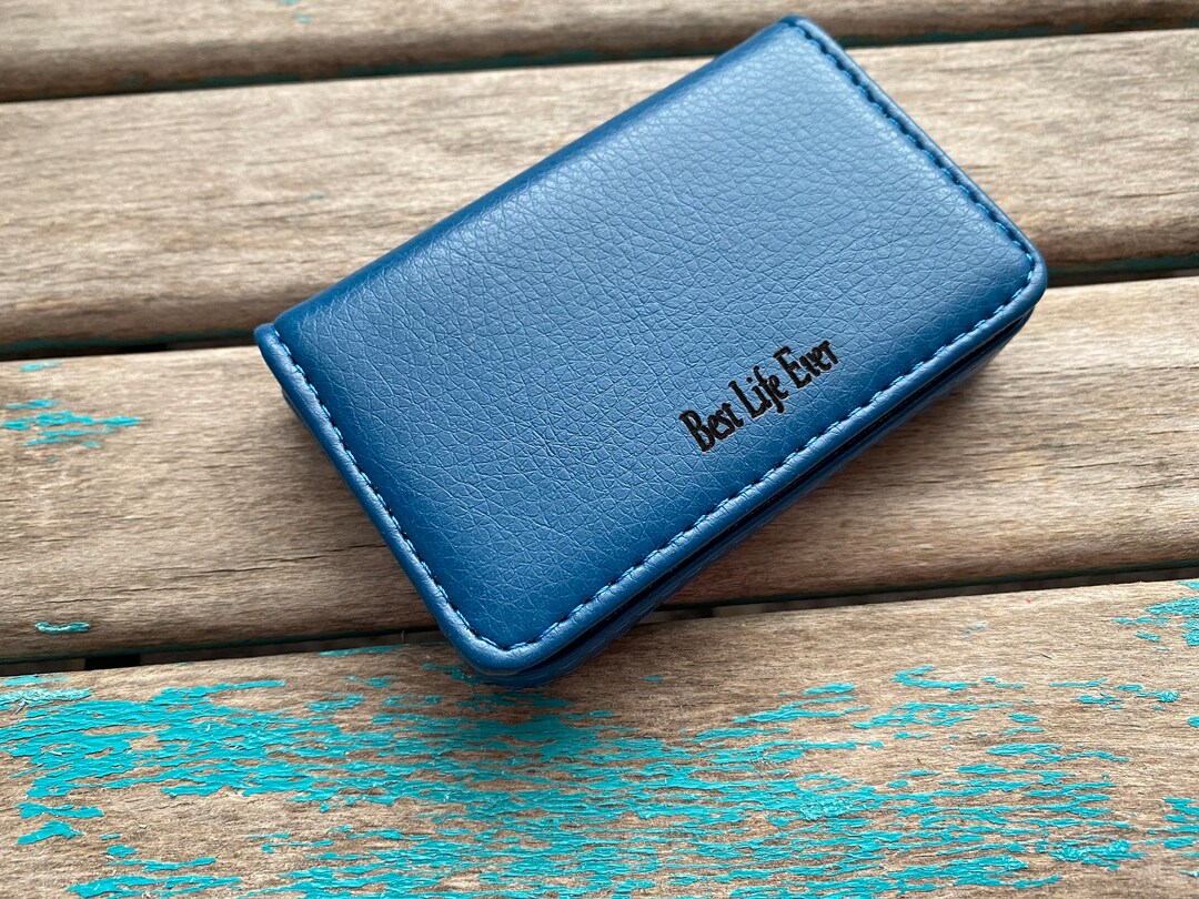 Business Card/contact Card Holder best Life Ever - Etsy