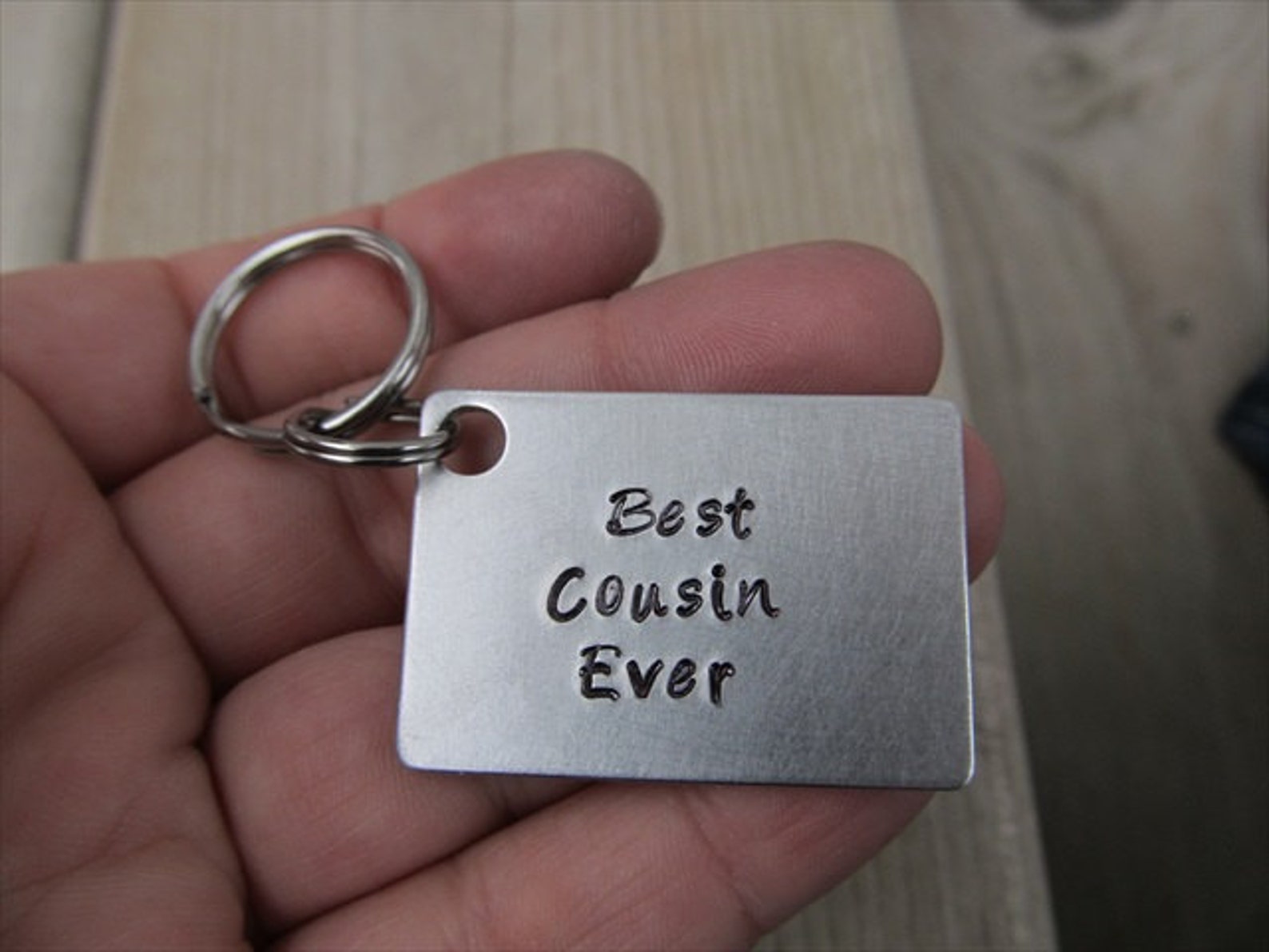 Cousin Keychain- Gift for Cousin- Keychain- "best Cousin Ever ...