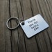Thank You Inspirational Keychain Hand-stamped Keychain thank You for Being You Metal Keychain - Etsy