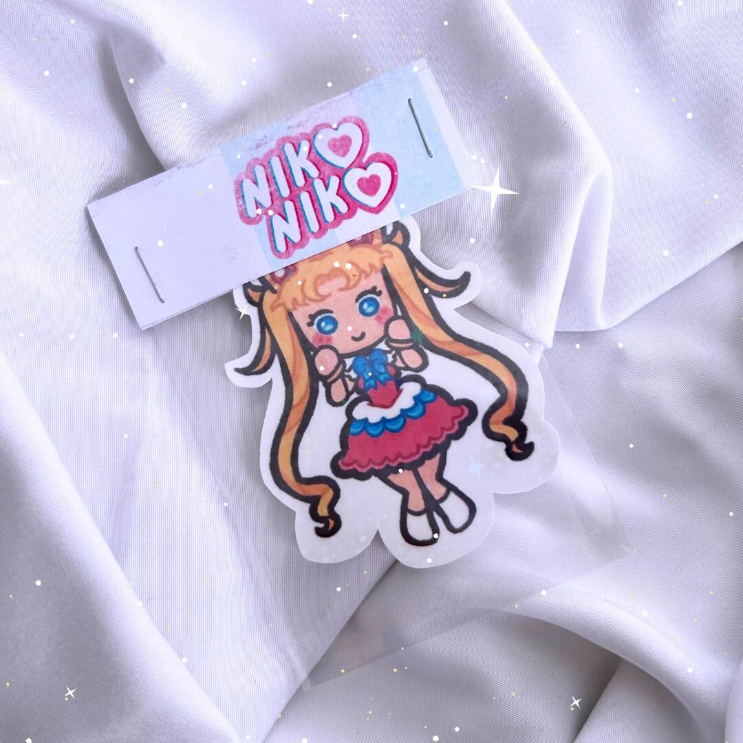 Cute Anime Sticker - Aesthetic Vinyl Stickers for Journals ...