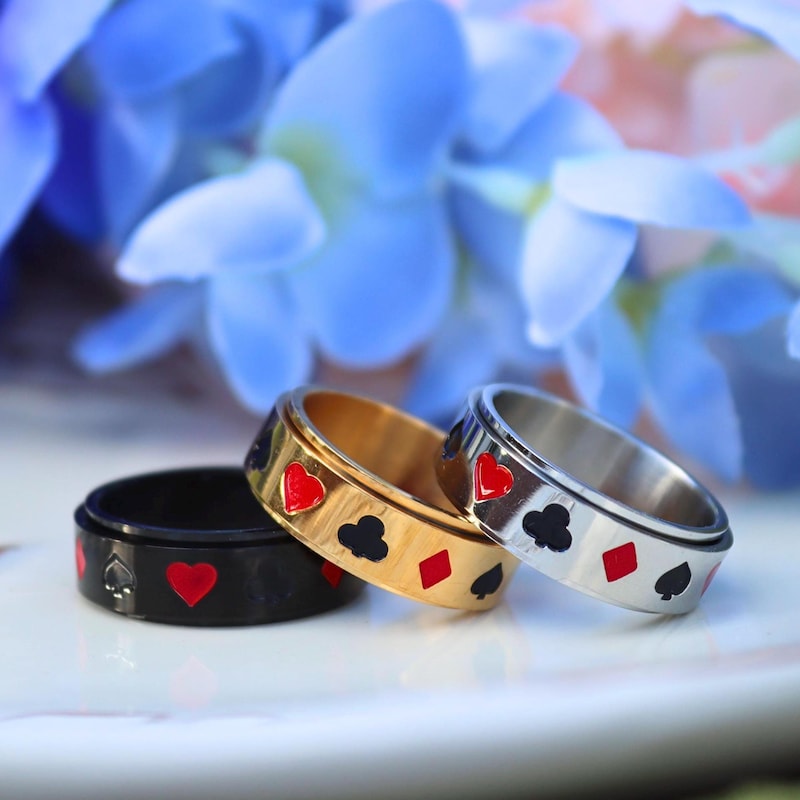 Mens Poker Bracelet - Etsy