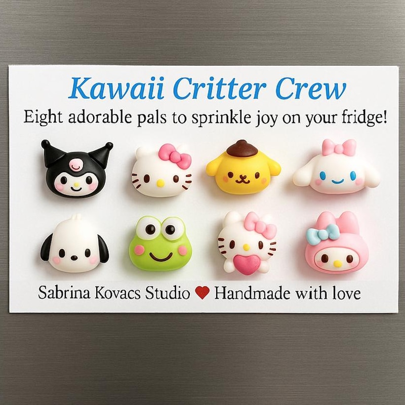 Cute Fridge Magnets - Etsy