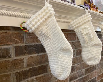 Crochet Santa Christmas Stocking - Etsy