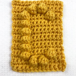 Digital Crochet Pattern for a Bobble Stitch Alphabet of Capital Letters ...