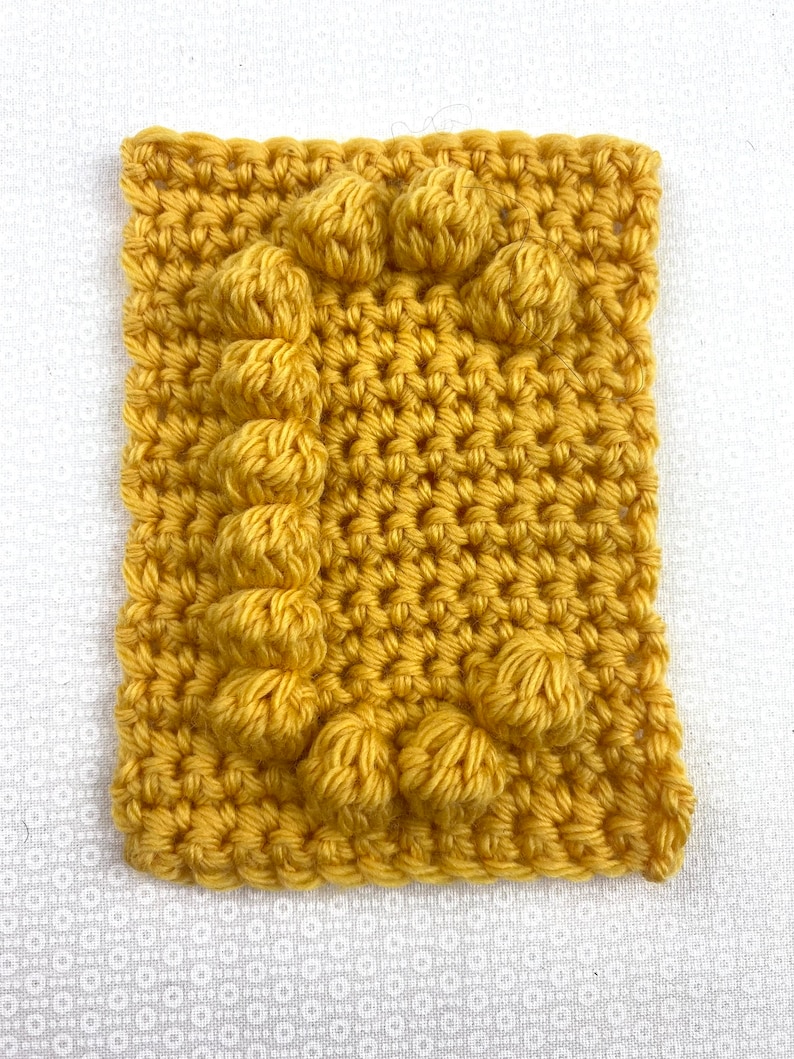 Digital Crochet Pattern for a Bobble Stitch Alphabet of Capital Letters ...