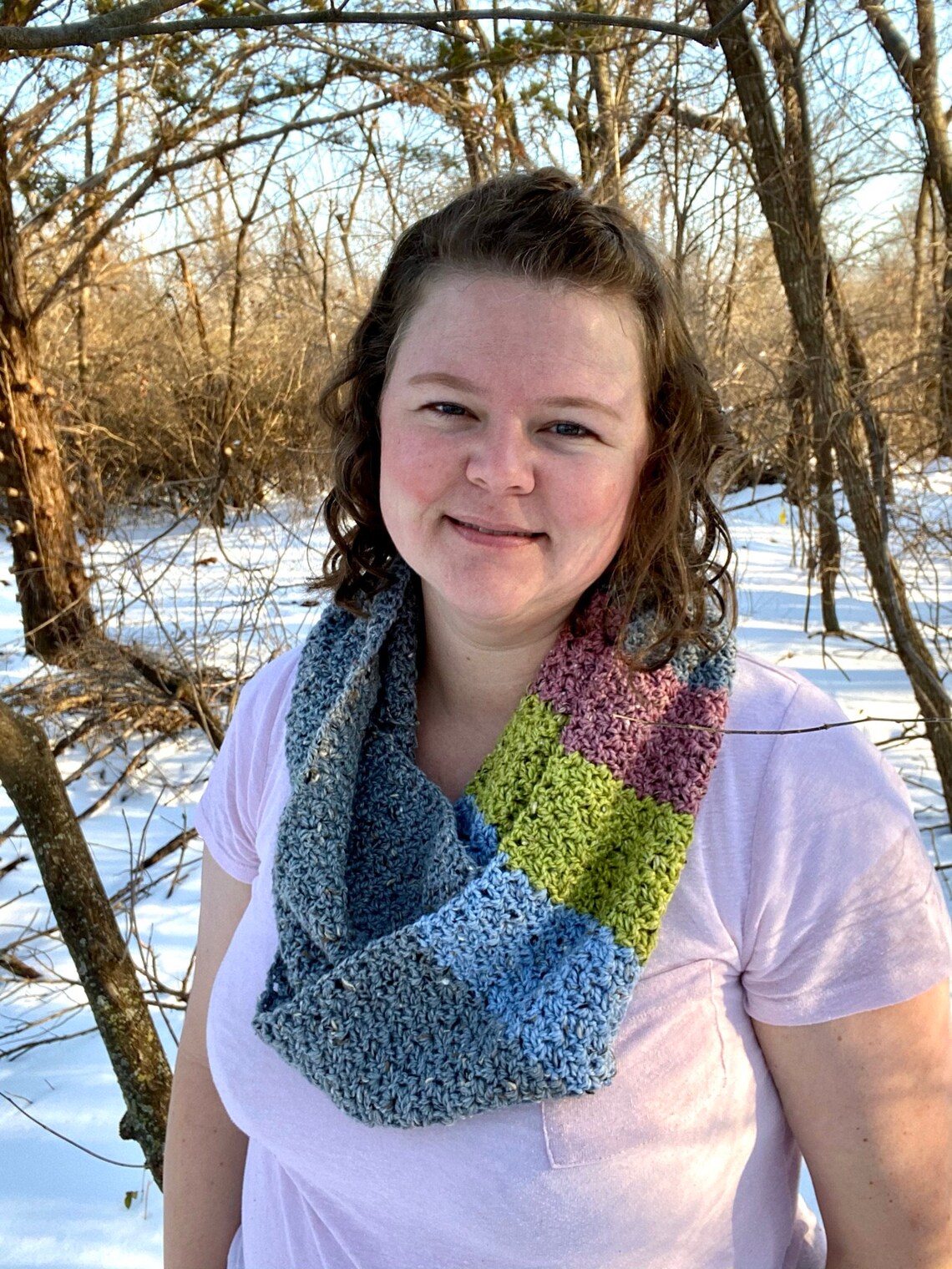 Digital Crochet Pattern for an Easy Infinity Scarf or Cowl for | Etsy