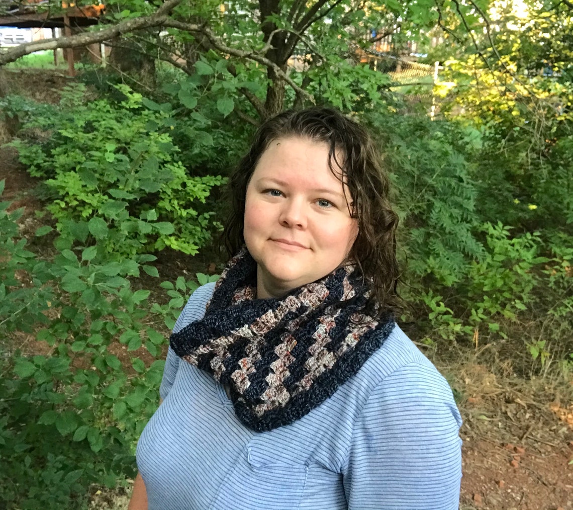 Digital Crochet Pattern for a C2C Cowl Infinity Scarf - Etsy