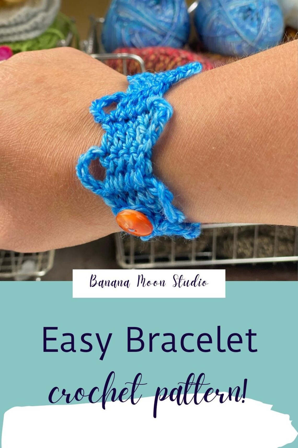 Digital Crochet Pattern for an Easy Crochet Cuff Bracelet - Etsy