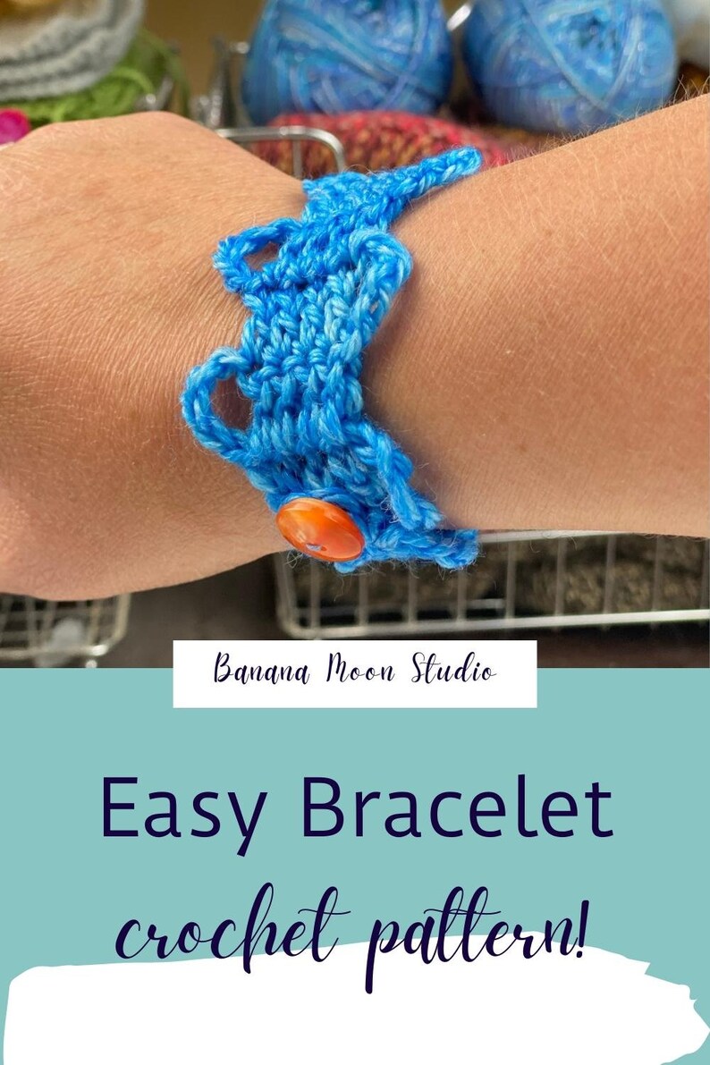 Digital Crochet Pattern for an Easy Crochet Cuff Bracelet - Etsy