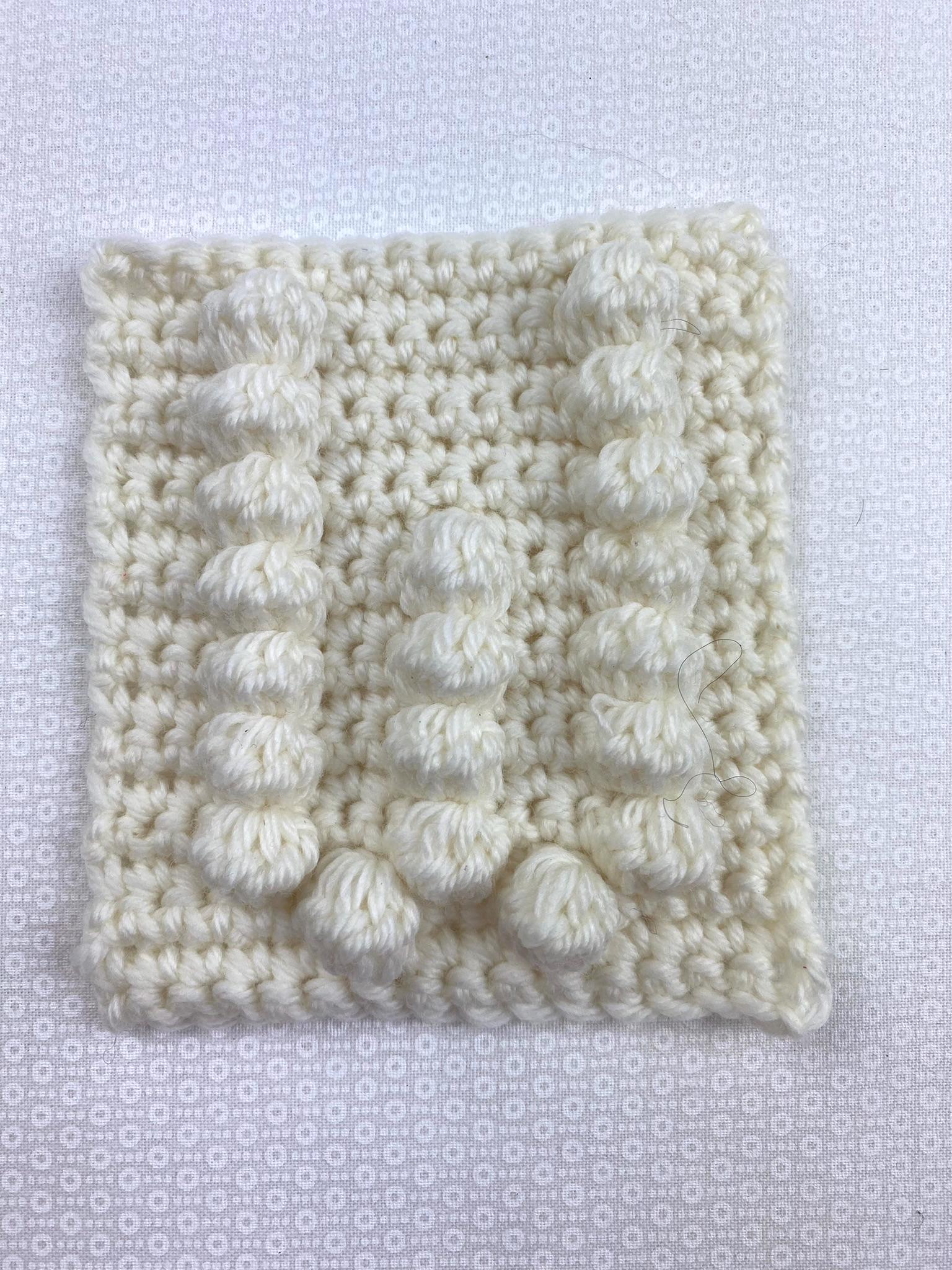 Digital Crochet Pattern for a Bobble Stitch Alphabet of Capital Letters ...