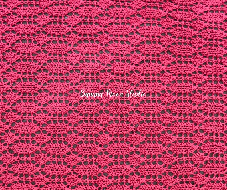 Digital Knitting Pattern for a Cotton Summer Lace Wrap - Etsy