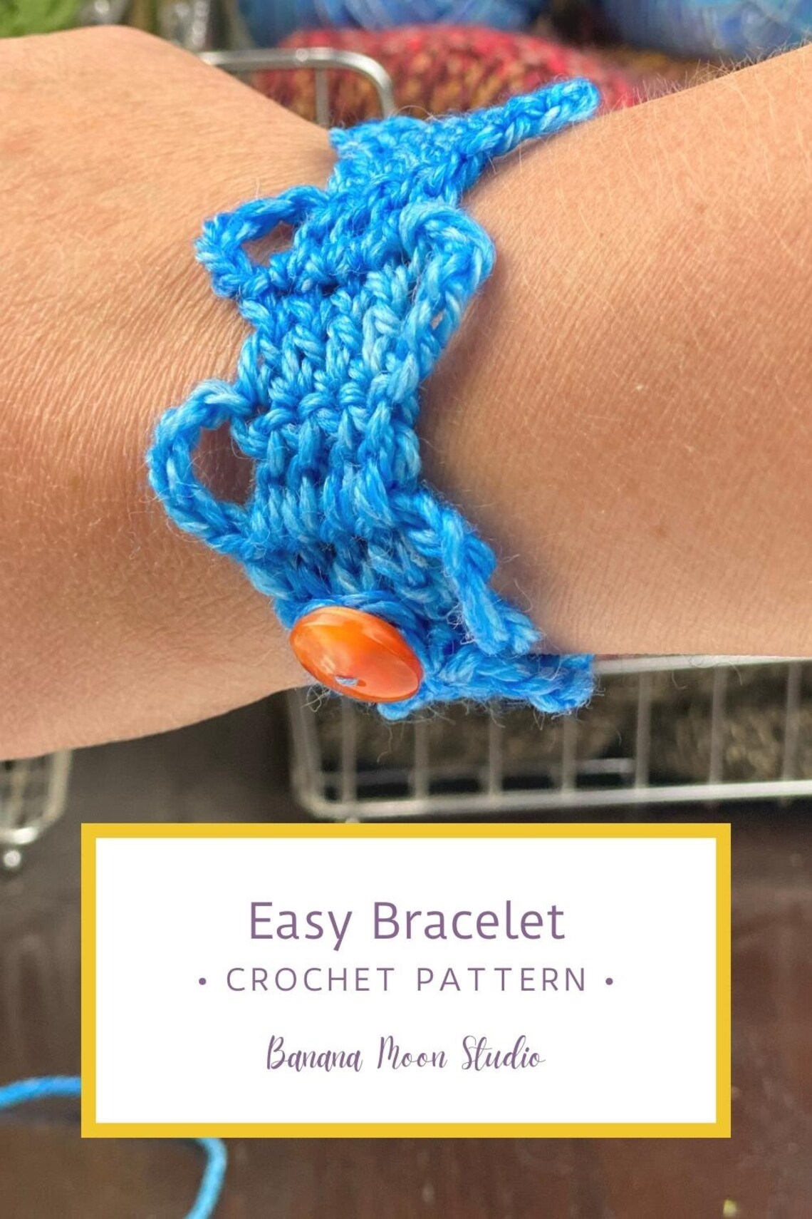Digital Crochet Pattern for an Easy Crochet Cuff Bracelet - Etsy