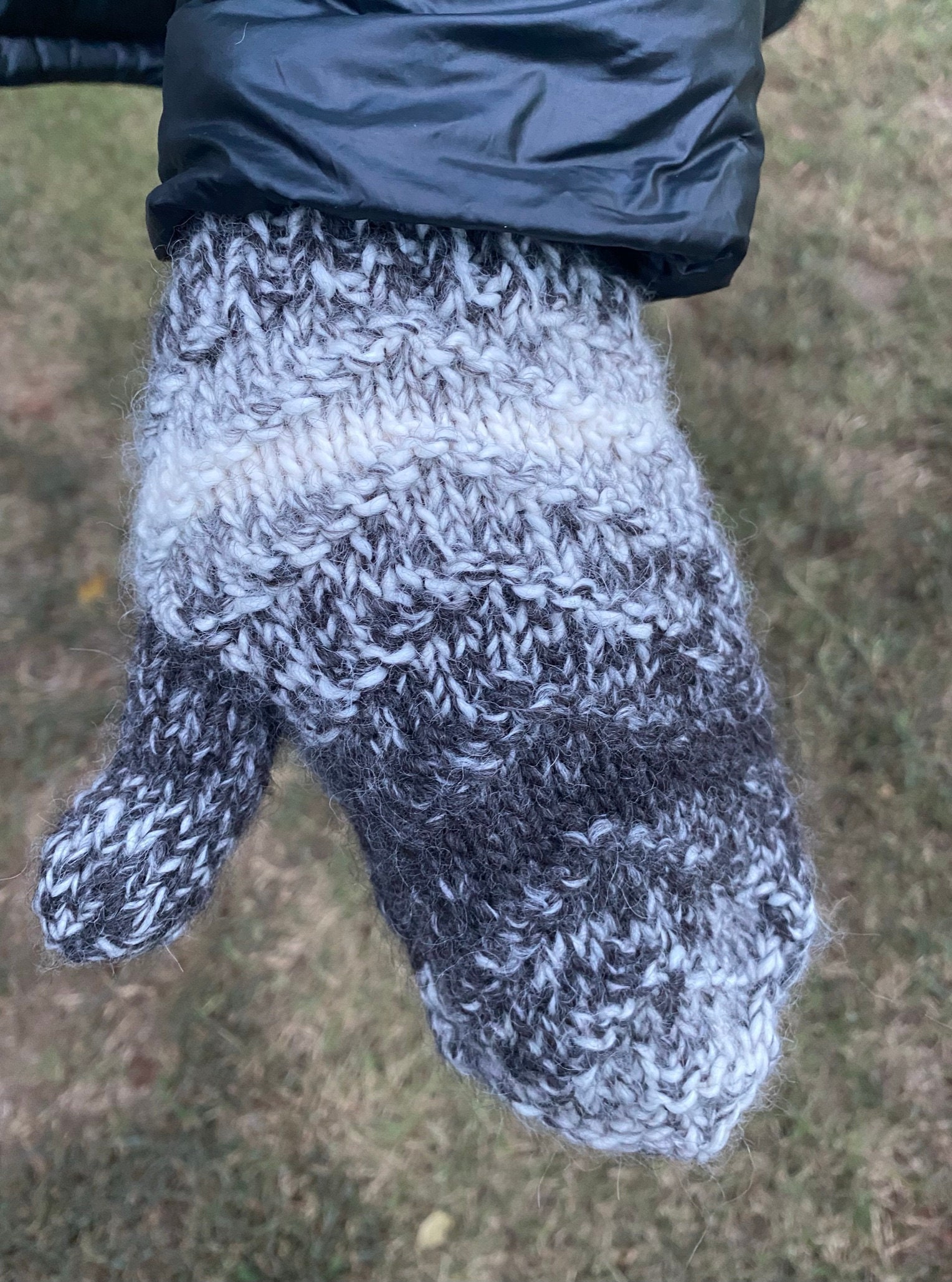 Digital Knitting Pattern for Winter Mittens for Men, Women, Teens, and ...