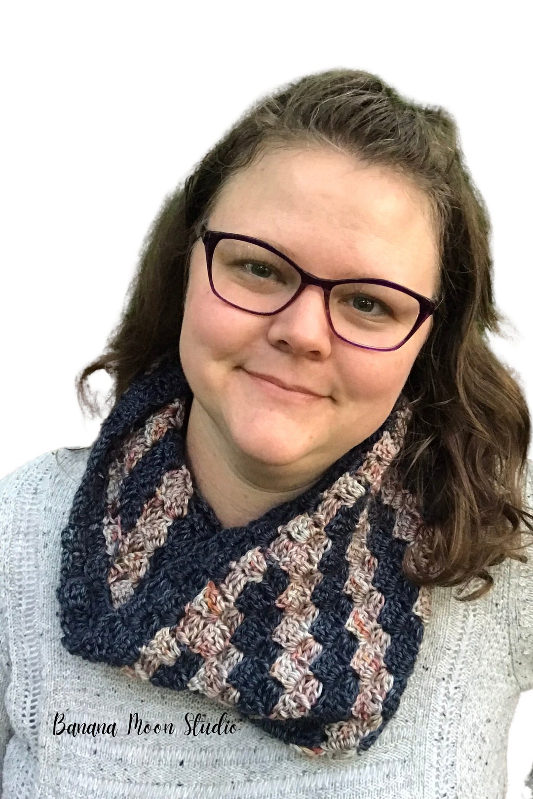 Digital Crochet Pattern for a C2C Cowl Infinity Scarf - Etsy