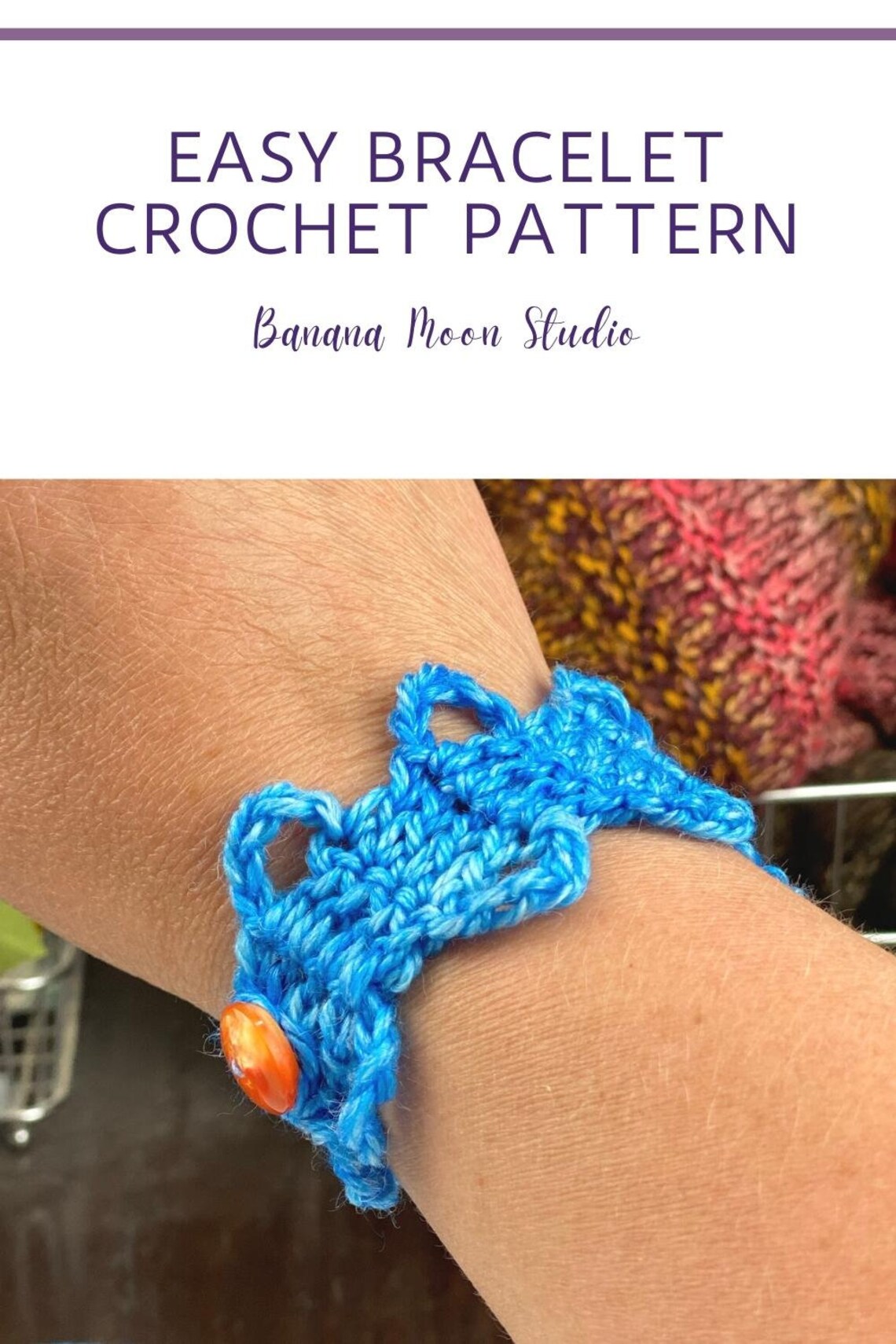 Digital Crochet Pattern for an Easy Crochet Cuff Bracelet - Etsy